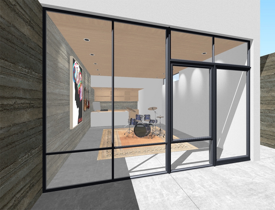 modern-music-studio-design - Dutton Architects