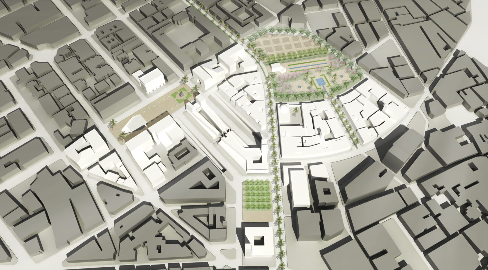 Dutton Architects urban design Cairon aerial view - Dutton Architects