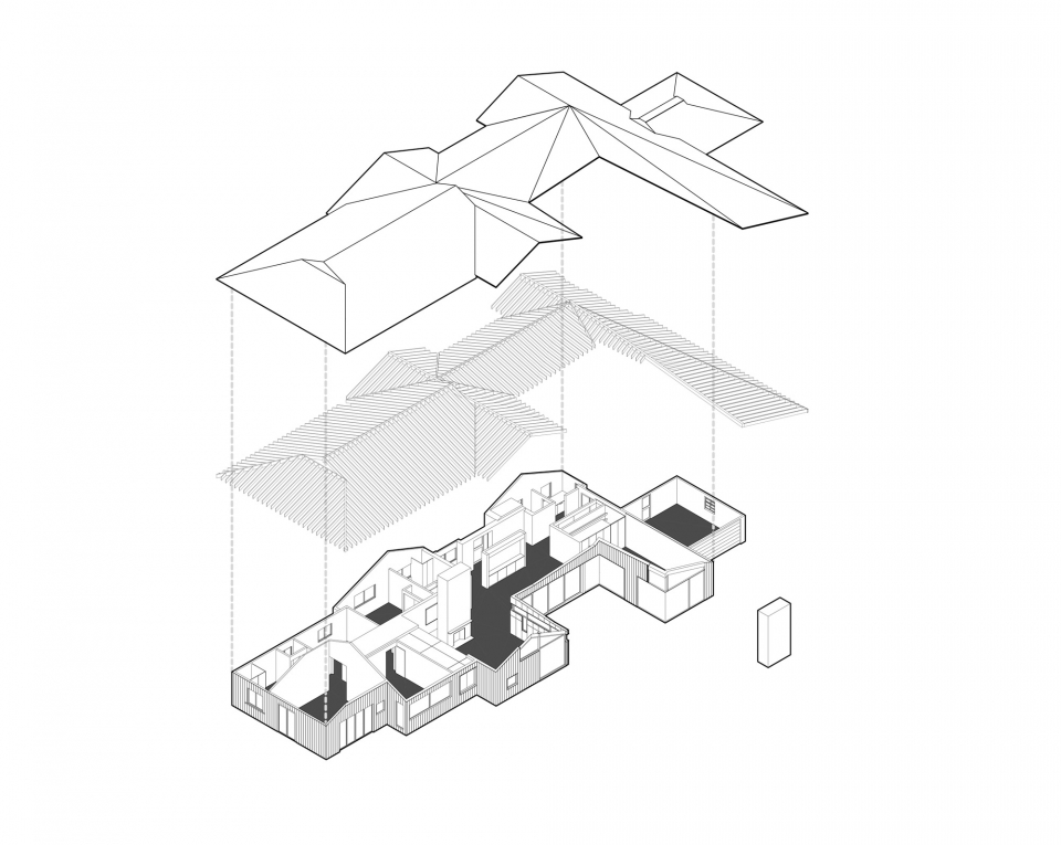 Bryn-Mawr-Exploded-Axon - Dutton Architects