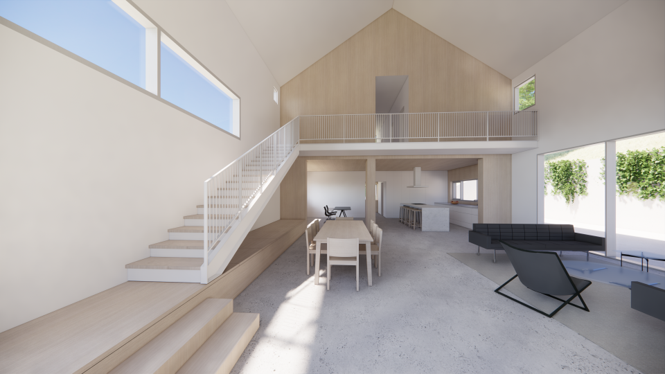 Dutton Architects Mt. Washington House Rendering - Dutton Architects