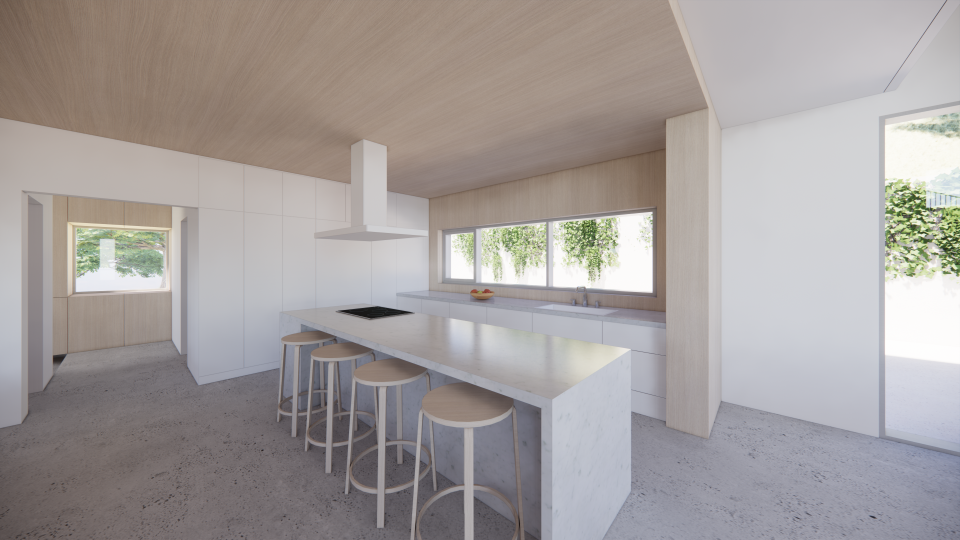 Dutton Architects Mt. Washington House Rendering - Dutton Architects